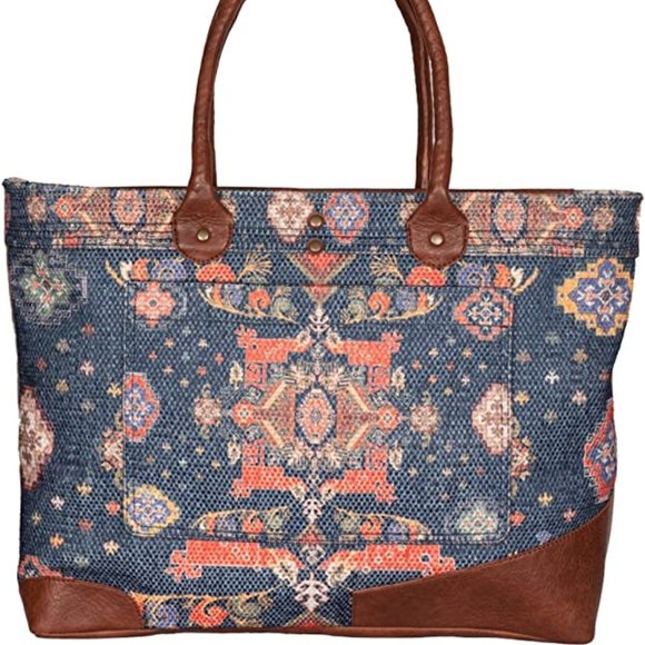 Mona B | Bags | Sale Nwt Skylar Cycled Canvas And Durrie Tote By Mona B | Poshmark